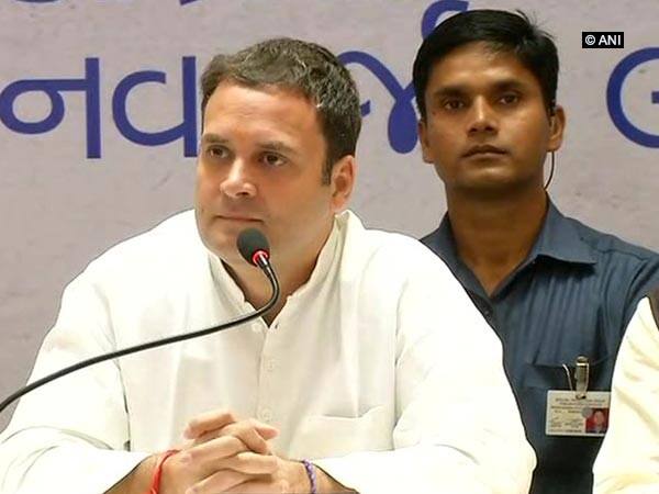 PM Modi, CM Rupani initiated only one-sided development in Gujarat: Rahul