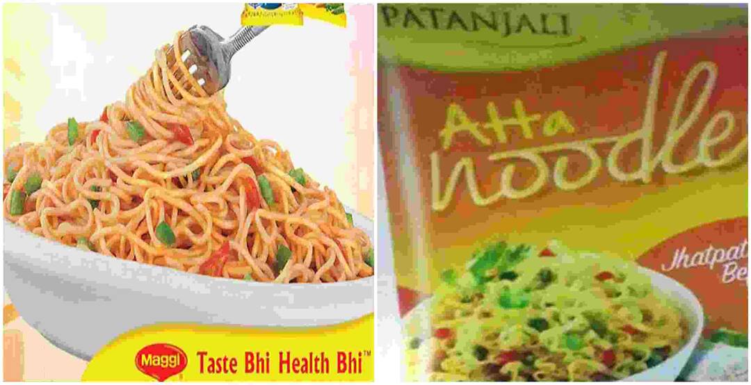 Patanjali Atta Noodles, Maggi, Yippee found below standard