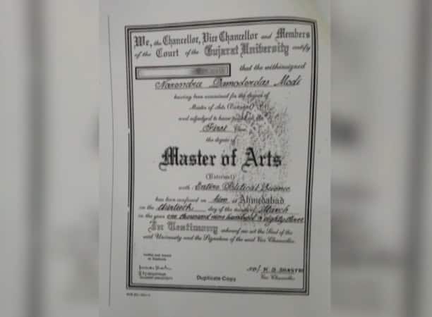 PM Modi's degree is authentic, says DU