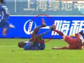 WATCH: Demba Ba breaks leg in horrific accident