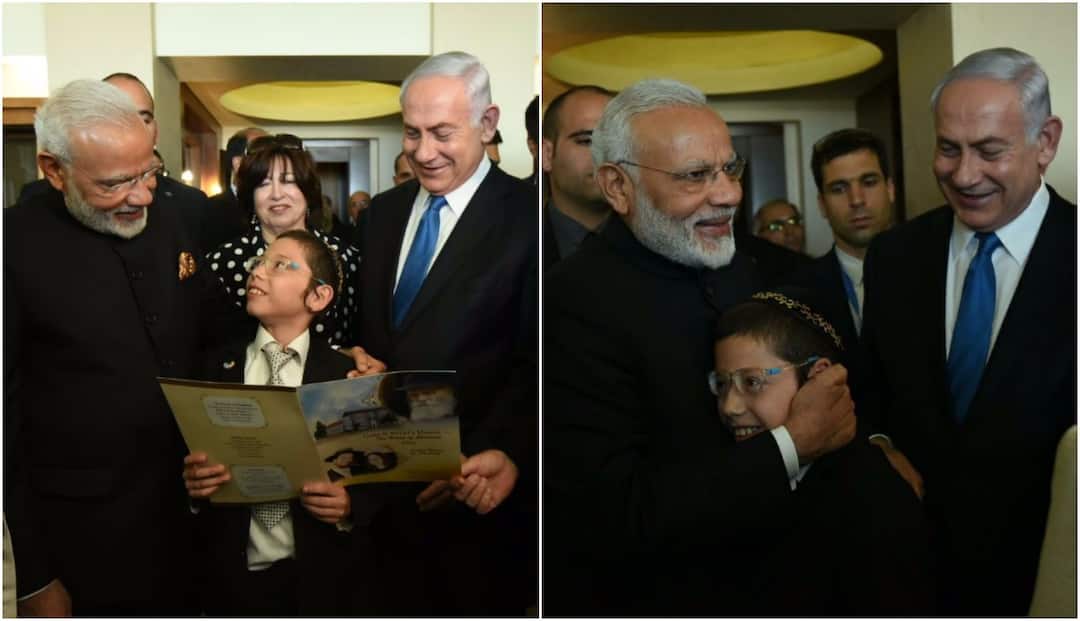 PM Modi meets Mumbai attack survivor Moshe, his Indian Nanny Sandra in ...