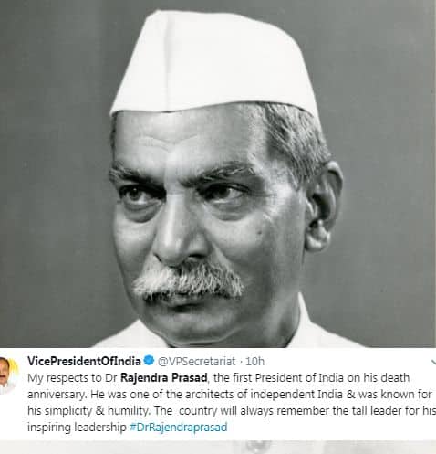 Nation Remembers Country's First President Dr Rajendra Prasad on his ...