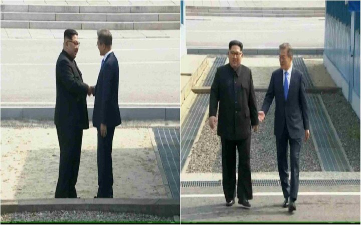 Korea Summit Kim Jong Un Creates History Crosses Border To Meet South