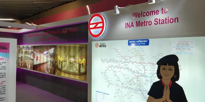 Delhi Metro Pink Line: Lajpat Nagar - Durgabai Deshmukh South Campus ...