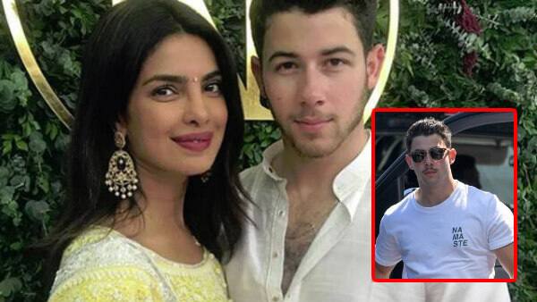 Priyanka Chopra's Fiance Nick Jonas' New Moustache Look & 'namaste' Tee ...