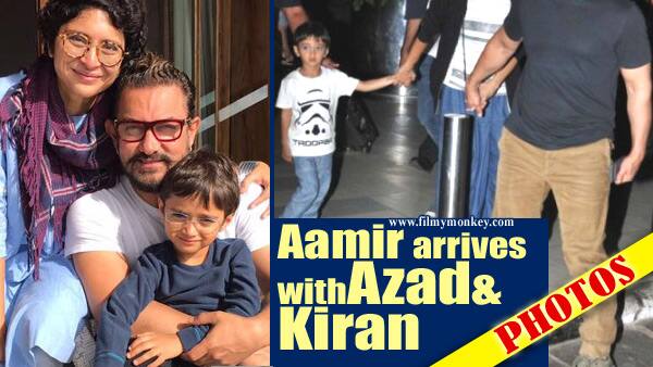 Aamir Khan returns from Meghalaya with Kiran Rao & Son Azad Rao Khan ...