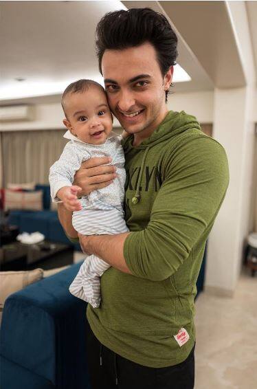Check Out some aww-worthy pictures of Aayush Sharma and his munchkin Ahil!