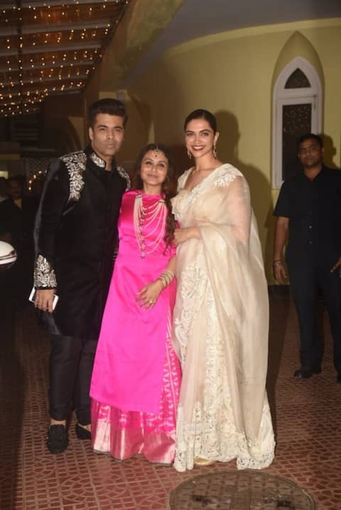 IN PICS: Deepika Padukone & Rani Mukerji meet like BFFs at a DIWALI ...