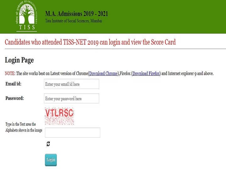 TISSNET 2019 result declared at tiss.edu for MA Admissions, direct link ...