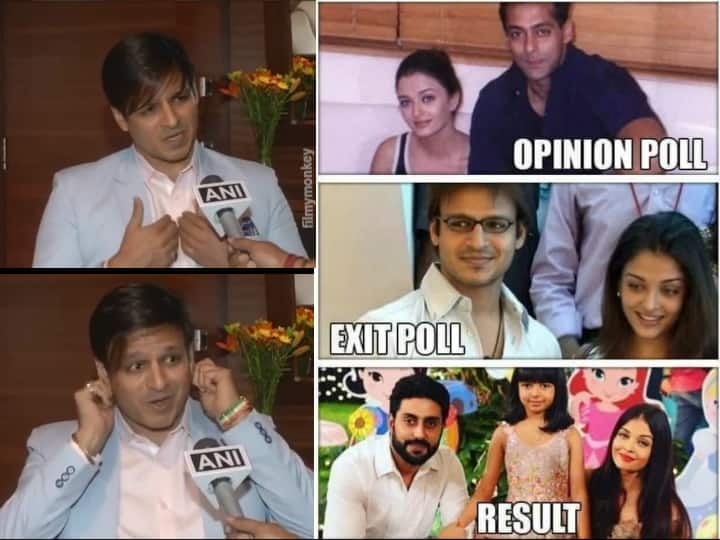WATCH Vivek Oberoi Reacts To His Aishwarya Rai Bachchan Exit Poll Meme ...