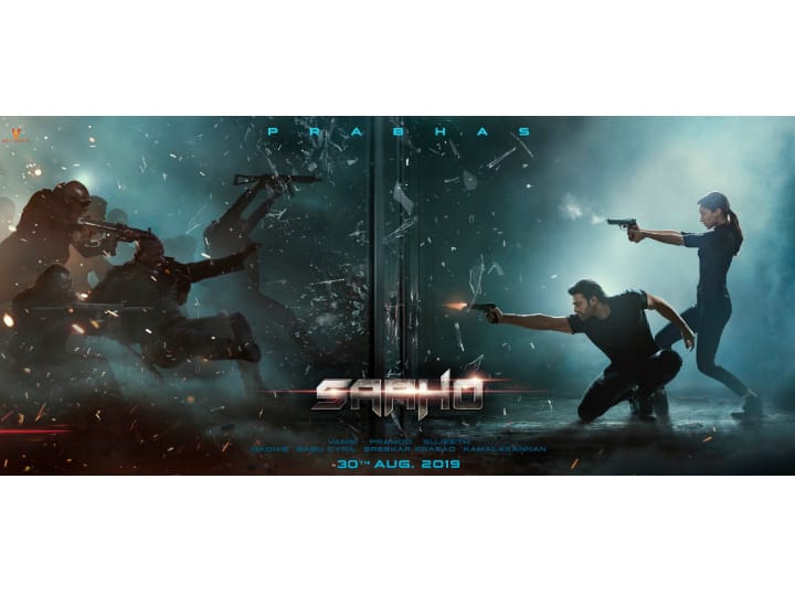 Prabhas Shares New Action-Packed Poster Of Saaho With Shraddha Kapoor!