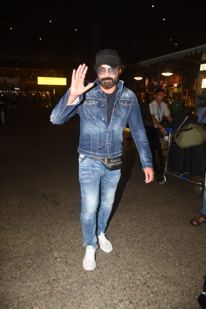 PICS: Bobby Deol Spotted At Airport With Younger Son Dharam Deol And ... PICS: Bobby Deol Spotted At Airport With Younger Son Dharam Deol And ...