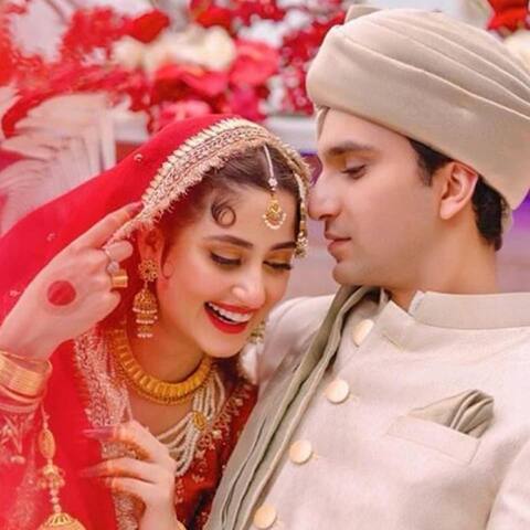 Srivedi's 'Mom' Co-Star & Pakistani Actress Sajal Ali Gets Married To Actor Ahad Raza Mir, See ...