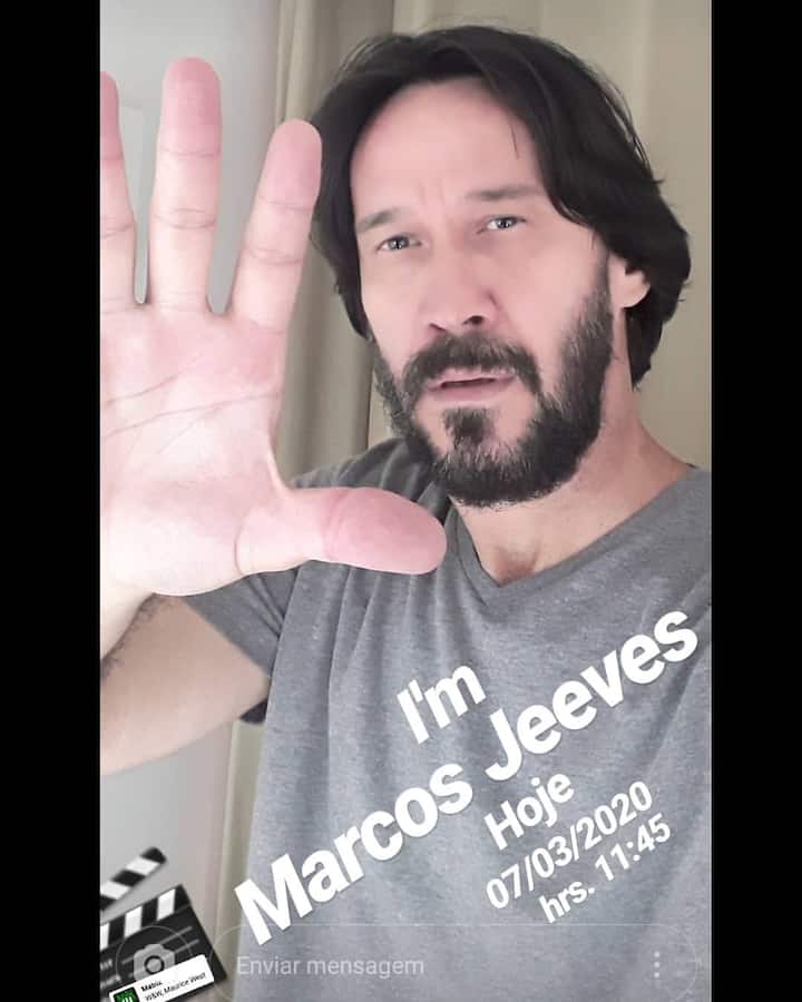 'Matrix 4' Actor Keanu Reeves' Lookalike Marcos Jeeves Breaks The ...