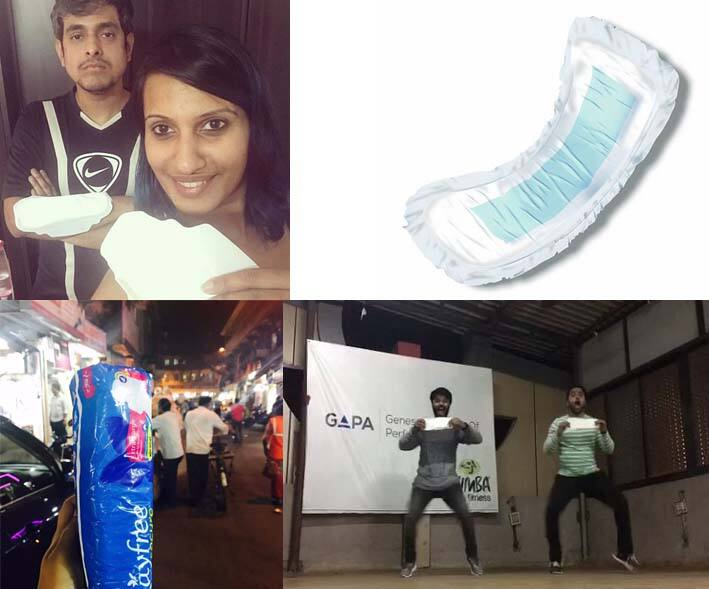 Padman challenge: common man poses with sanitary pad and leave comment ...