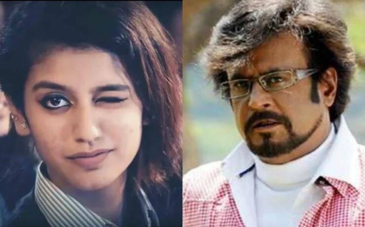 Priya Prakash welcomes Rajinikanth on Social Media