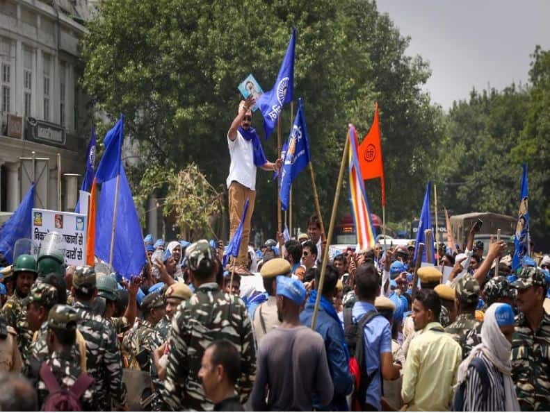 ravidas mandir controversy Bhim Army chief Chandrashekhar azad arrested ...