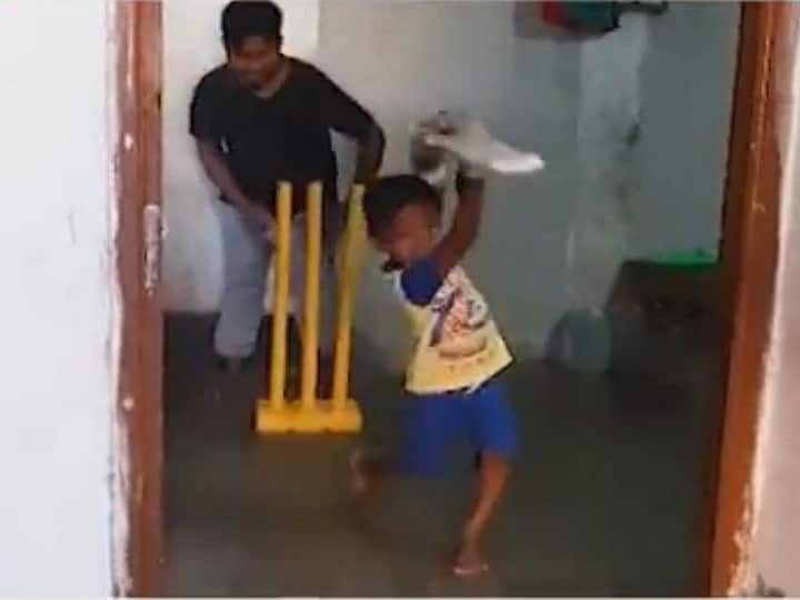 diaper boy cricketer playing cricket at home, watch video here ...