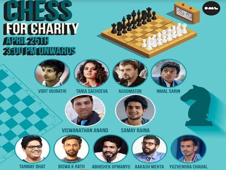 Chahal to play chess with Vishwanathan Anand and Tania Sachdev to raise ...