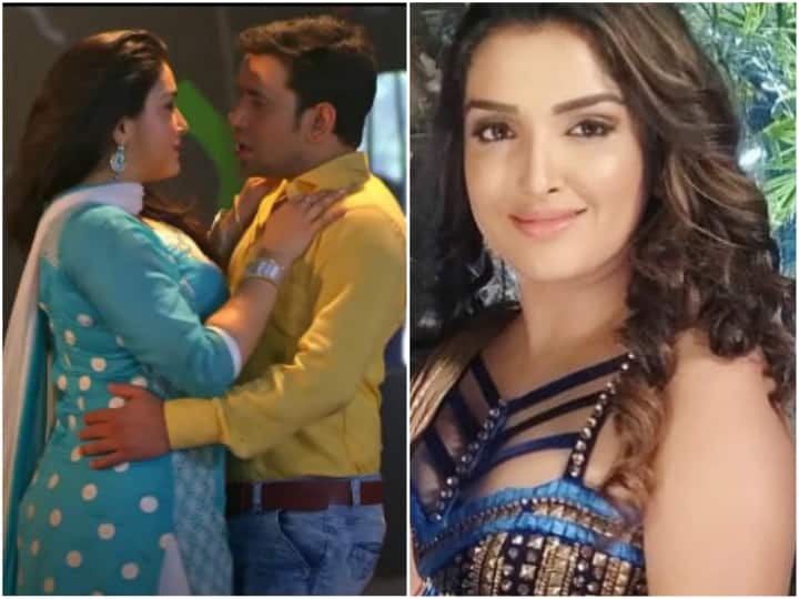 dinesh lal yadav nirahua and amrapali dubey bhojpuri romantic song duniya jaye chahae bhad me ...
