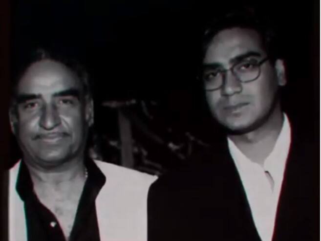 Ajay remembers father Viru Devgan\'s first death anniversary, shares ...