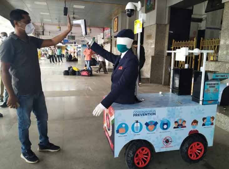 Central Railway makes Captain Arjun robot will do thermal screening of ...