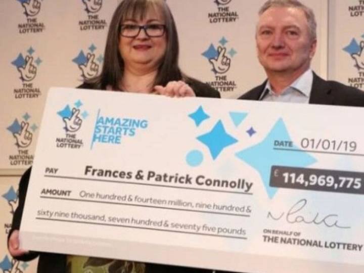 Britain couple Frances Connolly EuroMillions lottery winner distributed ...
