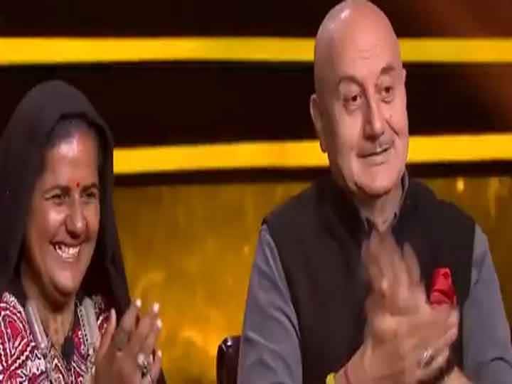 KBC 12: Pabiben Rabari and Ravi Katpadi won 25 lakh rupees, Anupam Kher ...