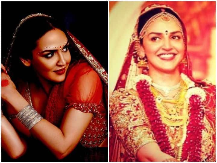 Isha Deol Latest Photoshoot: Isha Deol used her wedding dupatta in a ...