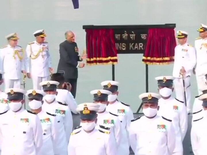 Scorpene-class submarine INS Karanj commissioned into Indian Navy in ...