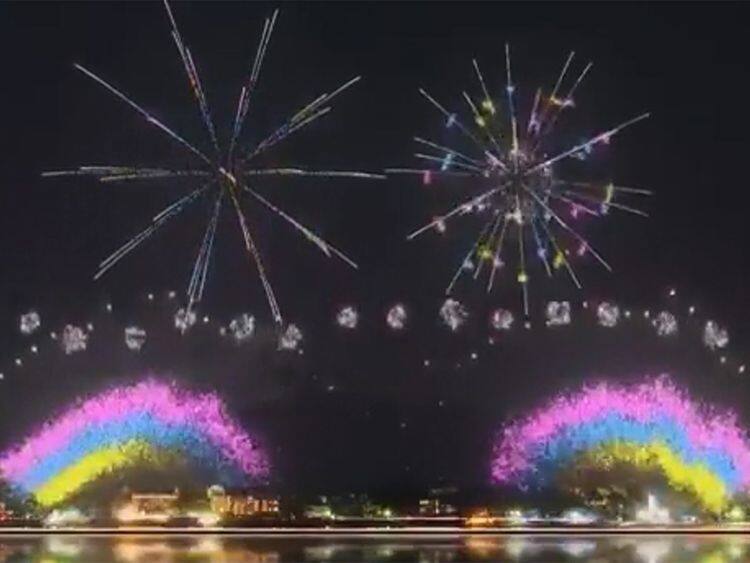 Fireworks color Japan skies 1 yr to Olympics, lift mood amid pandemic ...