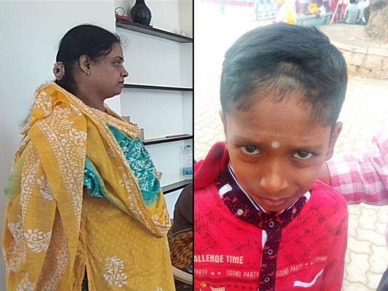 Headmaster cuts hair of students | मुख्याध्यापिकेनेच 20 विद्यार्थ्यांचे ...