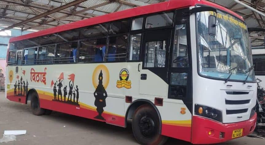 एसटीची 'विठाई' सोमवारपासून भाविकांच्या सेवेत दाखल होणार | Vithai Bus To ...