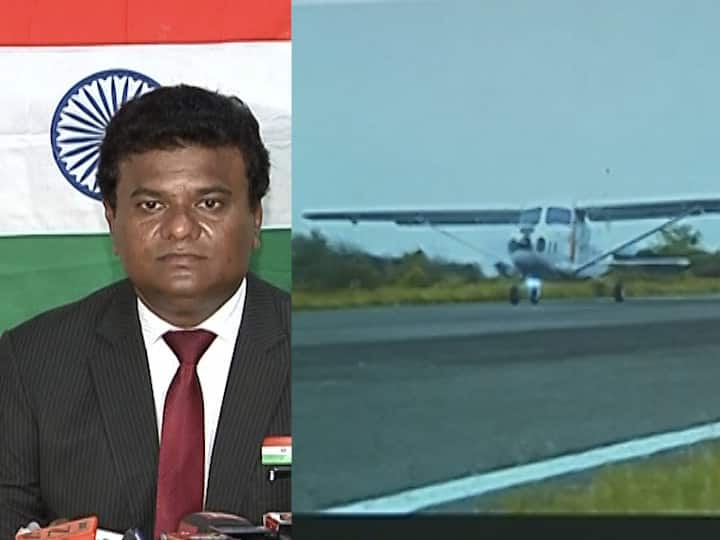 Captain Amol Yadav\'s 6-seater aircraft completes take off and landing ...