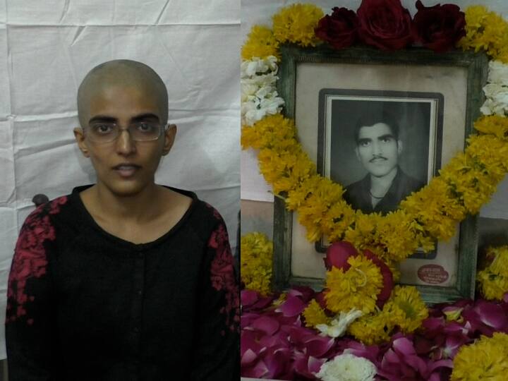 Maharashtra news After the death of the father, the daughter shaved her ...