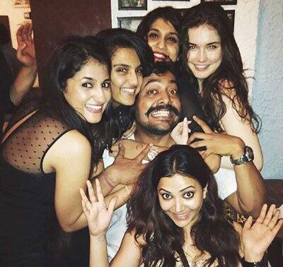 SPOTTED! Anurag Kashyap KISSING his 22-year-old girlfriend Shubhra ...