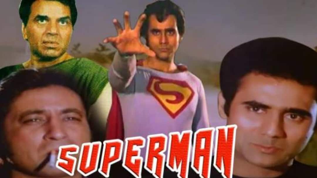 When Bollywood Superstar Dharmendra played Superman father in this 1987 ...